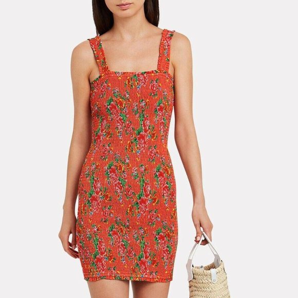 Rhode Resort | Dresses | Rhode Resort Jasmine Floralprinted Mini Dress ...